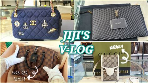 Jiji Vlog 중고명품 매장에서 일하는 일상👜 샤넬 루이비통구찌 프라다펜디 명품 매입and출고💎 어머님백 오데온 토트 Pm 2018 크루즈 컬렉션 시즌백