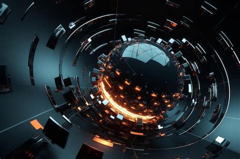 Premium Ai Image Abstract Fractal Background Computergenerated