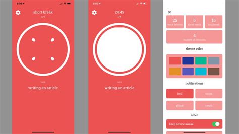 Pomodoro Time Tracker App Keepfalo