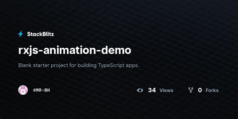 Rxjs Animation Demo Stackblitz
