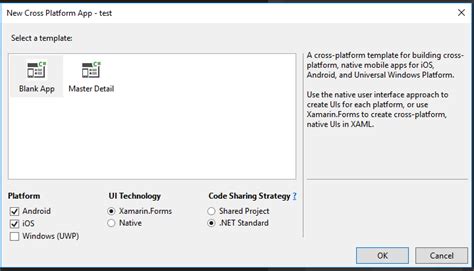 C Xamarin Forms Does Not Create Csproj File In Visual Studio 2017