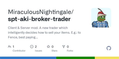 Github Miraculousnightingale Spt Aki Broker Trader Client Server