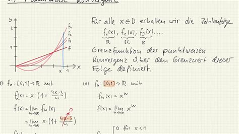 Ma 31 Punktweise Konvergenz Youtube