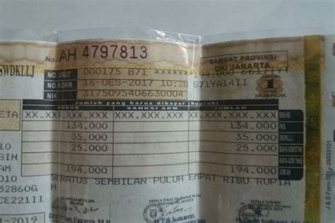 2 Cara Mengetahui Biaya Perpanjangan Stnk Cukup 5 Menit