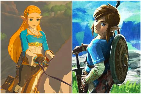 Dibujo De Zelda Y Link