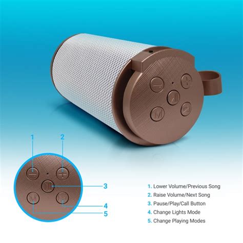 Tech Theory Harmonic Portable Wireless Speaker Tanga