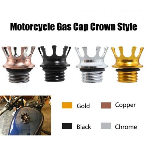 부품 알루미늄 크라운 연료 가스 탱크 캡 커버 오일 캡 유니버설 액세서리 할리 데이비슨 Sportster Road King Softail Dyna 티몬