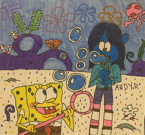 Spongebob And Ruby Gillman By Drunk3nducky On Deviantart