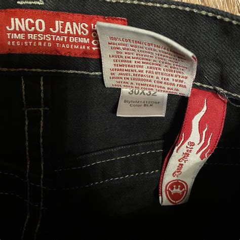 Vtg Jnco Jeans Mens Tribal Baggy Wide Leg Denim Y2k Depop