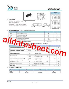 2SC3052 Datasheet(PDF) - SHIKUES Electronics