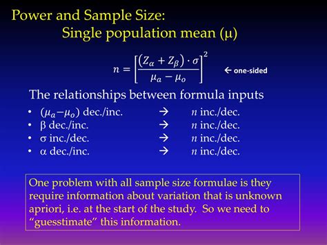 PPT Power And Sample Size PowerPoint Presentation Free Download ID
