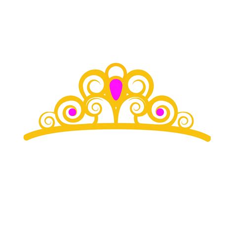 Princess Tiara Svg Golden Princess Tiara Clipart Crown Eps Queen