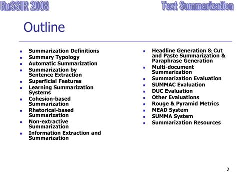 Ppt Automatic Text Summarization Powerpoint Presentation Free