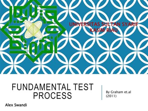 fundamental test process pptx standardized testing educational assessment