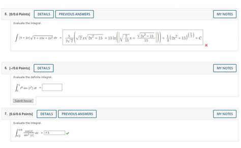 Solved Points Details Previous Answers My Notes Chegg