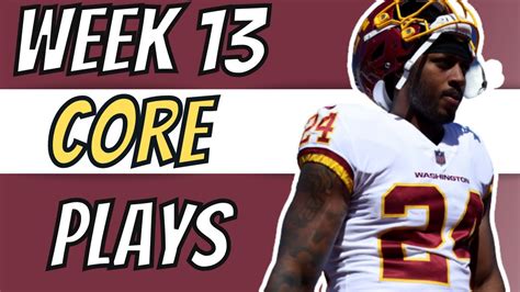 Week 13 Draftkings Nfl Dfs Core Plays Win Big Sports