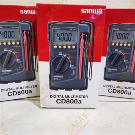 Jual Jual Multitester Multimeter Avometer Sanwa Cd800a Digital Original