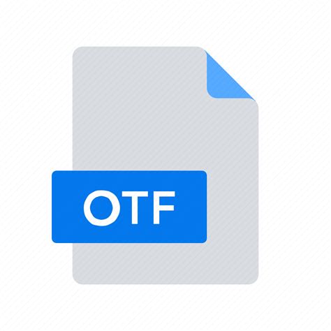 File Formats Otf Opentype Font Icon Download On Iconfinder