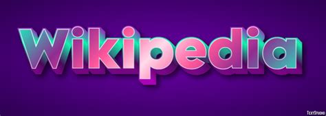 Wikipedia Text Effect And Logo Design Trend