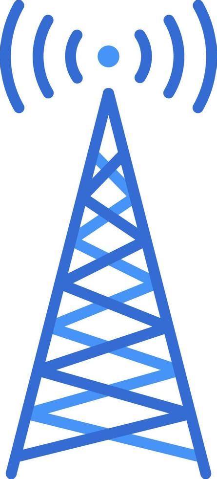 Antenna Technology Icon With Blue Duotone Style Computing Diagram Download File Folder