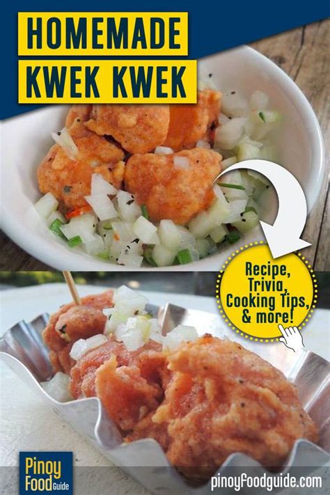 Homemade Kwek Kwek Recipe Pinoy Food Guide