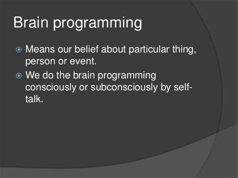 Brain Programming