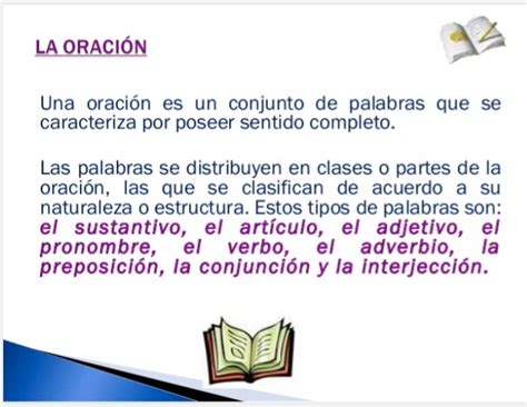 TOMi digital La oración y sus partes
