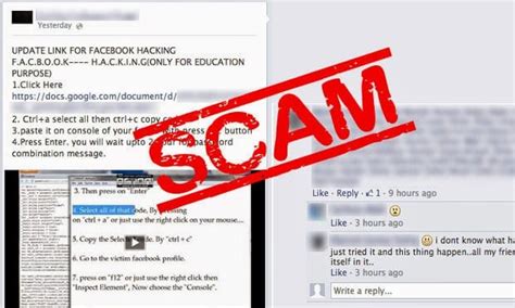 Scam Facebook User Accounts Are Hijacking By Hackers In The Name Of Fb