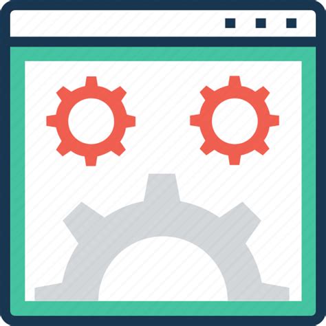 Cog Web Options Web Page Web Preferences Web Setting Icon