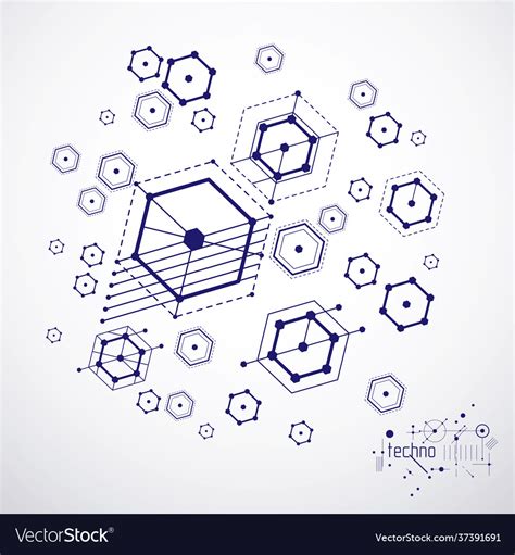 Futuristic Abstract Technology Background Vector Image