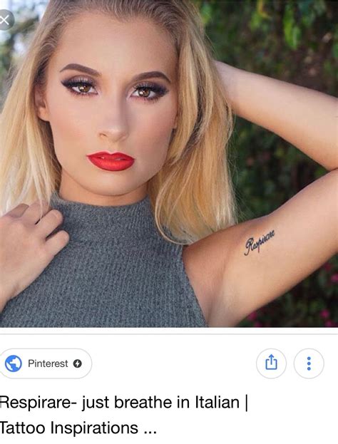 Italian Quote Tattoos For Girls