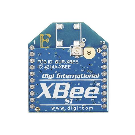 Xbee Series 1 802154 Zigbee Module With A Power Of 1mw With A Ufl Connector Kamami On
