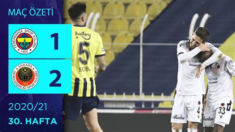 ÖZET Fenerbahçe Gençlerbirliği Hafta YouTube