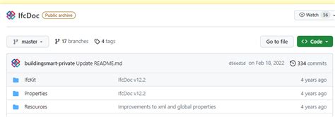LfcDoc Schema DOC DocDefined Issue 668 BSI InfraRoom IFC Specification GitHub