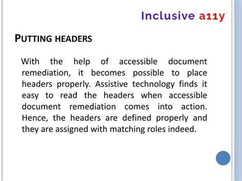 Advantages Of Accessible Document Remediation Ppt