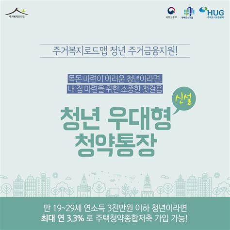 주택도시보증공사 목돈마련이 어려운 만19세~29세 청년이라면 내 집 마련을 위한 소중한 첫걸음~