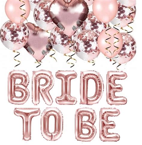 Balony BRIDE TO BE na wieczór PANIEŃSKI GOLD ROSE Cena Opinie