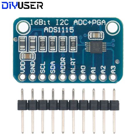 16 Bit I2C ADS1115 Module ADC 4 Channel With Pro Gain Amplifier