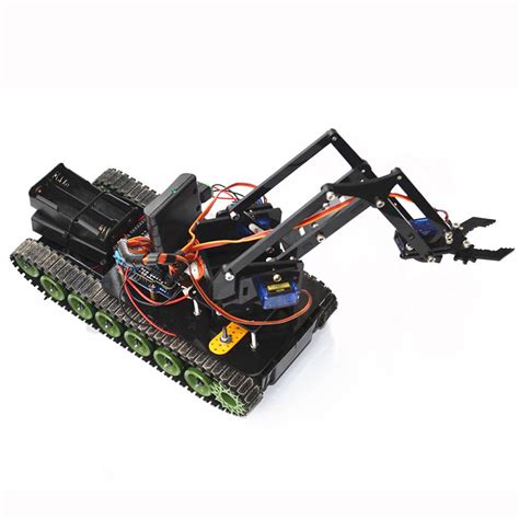 remote control robot tank toys rc robot chassis kit with servo arduino