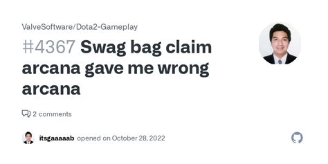 Swag Bag Claim Arcana Gave Me Wrong Arcana Issue 4367