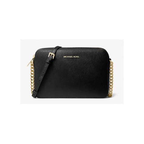 Michael Kors Jet Set Large Saffiano Leather Crossbody Bag 2 Colors