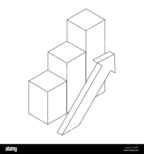 Diagram Icon Isometric 3d Style Stock Vector Image And Art Alamy