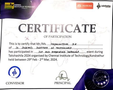 Iot Embeddedsystems Chennaiinstituteoftechnology Madhumithaa D K