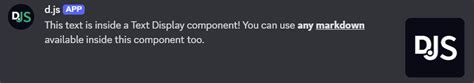 Display Components Discord Js Guide
