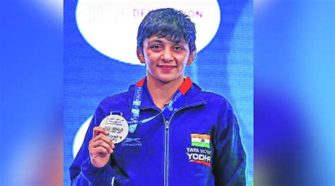 World Wrestling Championship Silver Medal For Ankush Ysh 95
