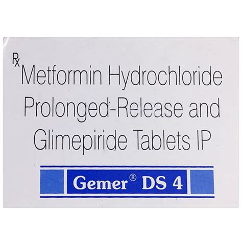 Gemer DS Tablet Uses Side Effects Price Apollo Pharmacy