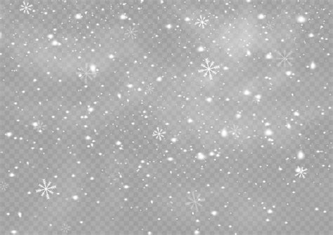 Premium Vector Falling Snow Flakes Background Winter Blizzard Magic Christmas Snowfall New