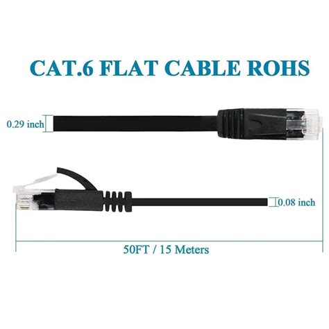 케이블 Cat6 플랫 이더넷 케이블 Rj45 패치 Lan Cat 6 네트워크 케이블 컴퓨터 라우터 노트북용 05m 1m 2m 3m 5m 10m 15m 20m 30m