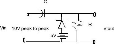 Solved Draw The Voltage Output Waveform In The Circuit And Chegg Com