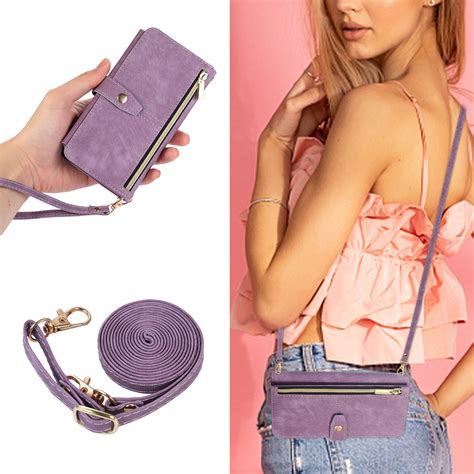 Dteck For Iphone 11 Wallet Case Magnetic 9 Card Slots Removable
